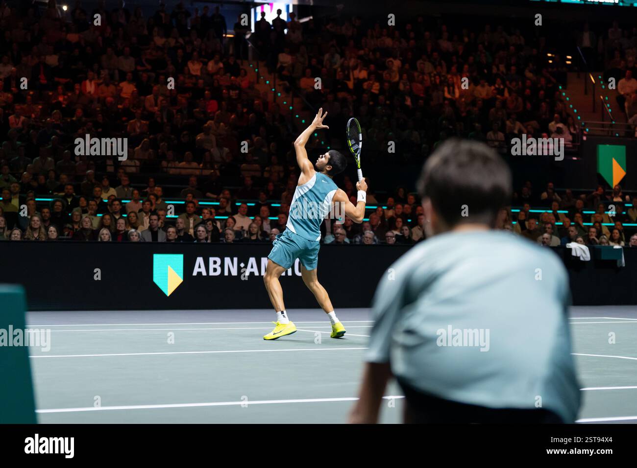 Rotterdam, Netherlands. 04th Feb, 2025. ROTTERDAM, NETHERLANDS - FEBRUARY 4: Carlos Alcaraz ...