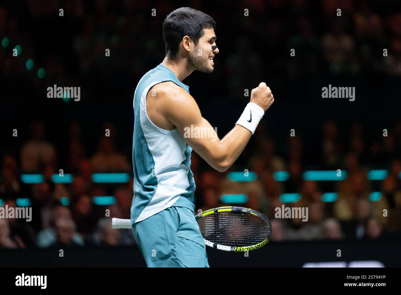 Rotterdam, Netherlands. 04th Feb, 2025. ROTTERDAM, NETHERLANDS - FEBRUARY 4: Carlos Alcaraz ...