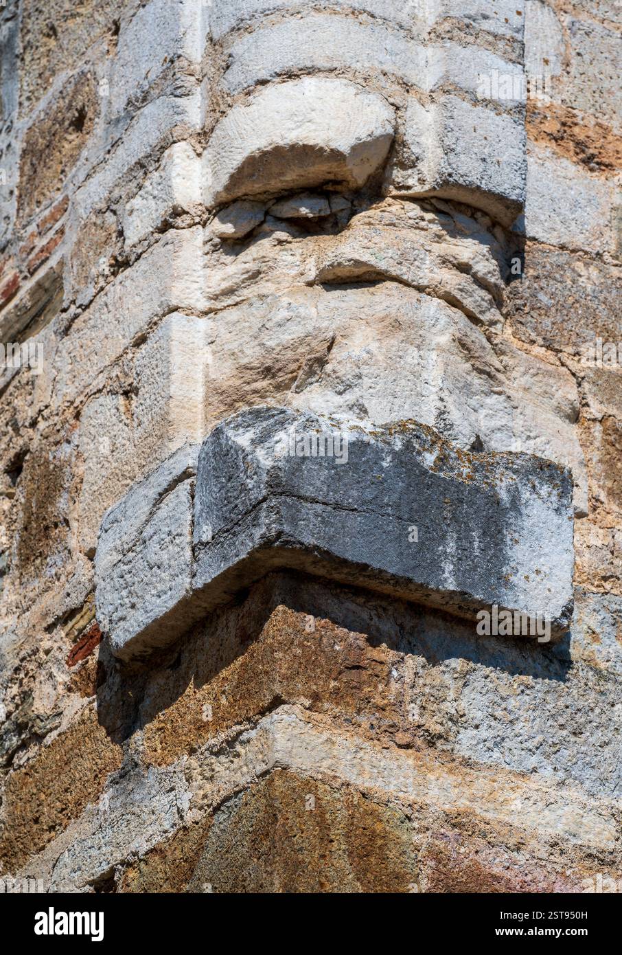 Stone Wall Totem Guardian: The Abstract Gorilla Stock Photo - Alamy