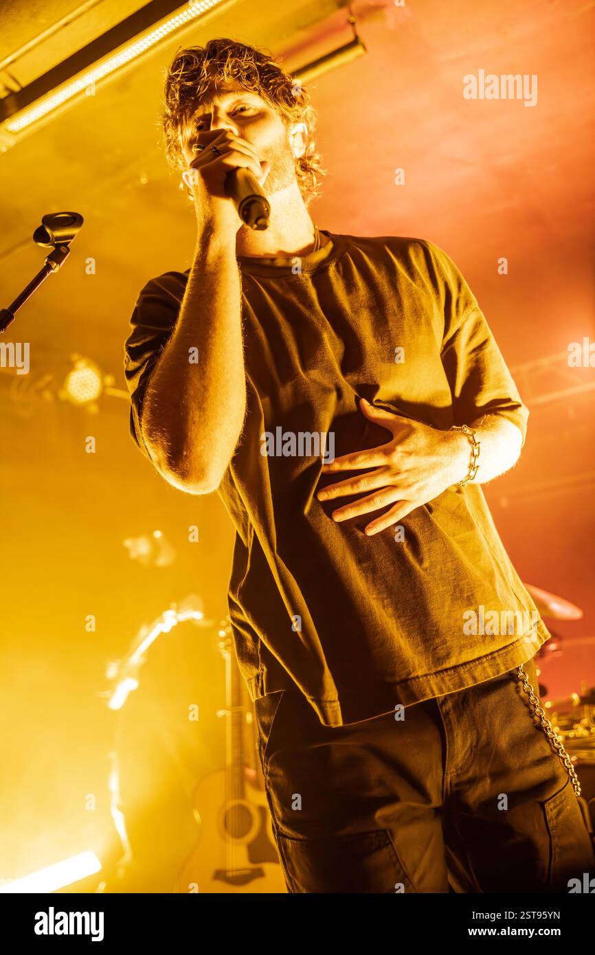 Milan Italy. 17th feb 2025. The American singer-songwriter MATT HANSEN ...