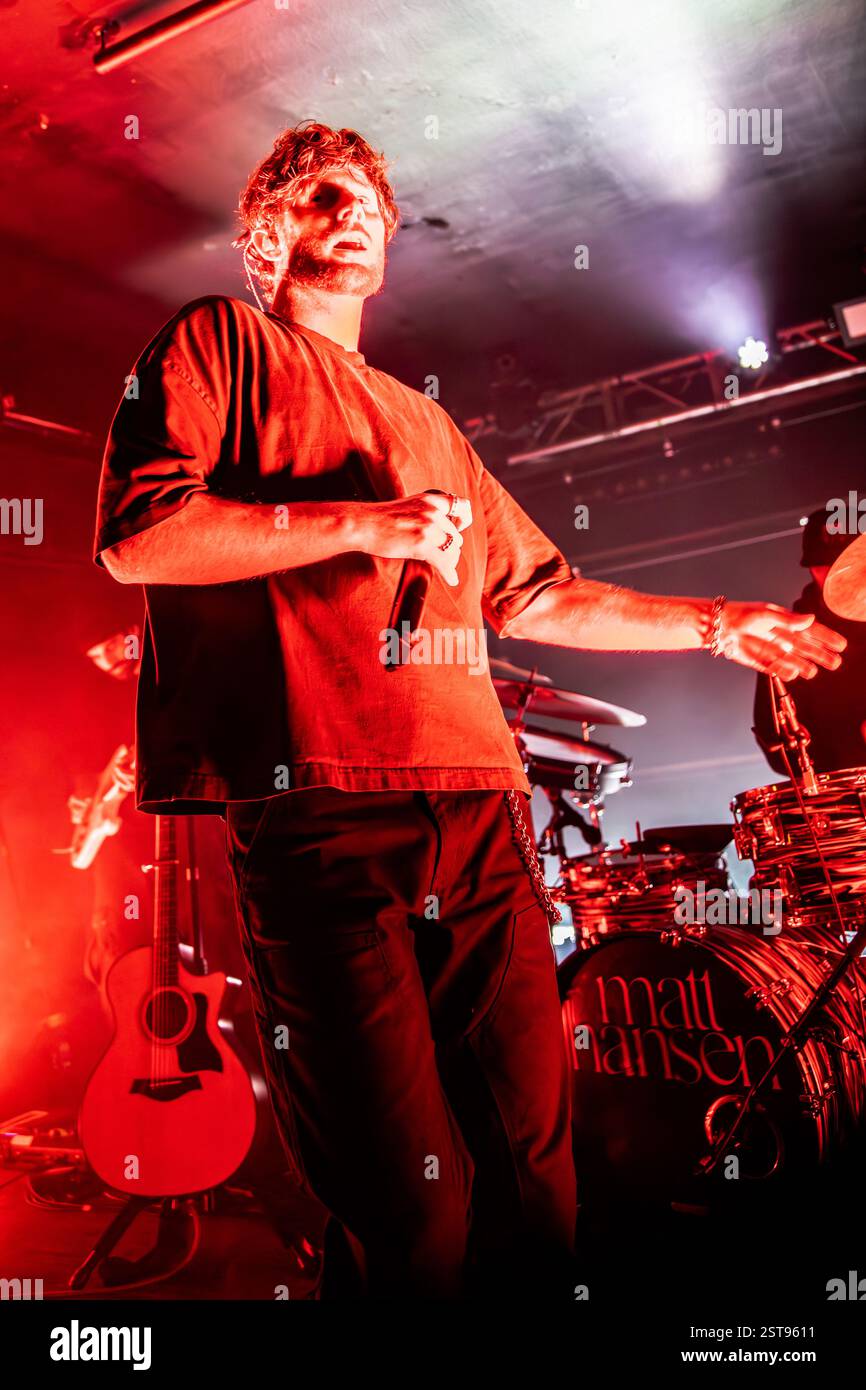 Milan Italy. 17th feb 2025. The American singer-songwriter MATT HANSEN ...