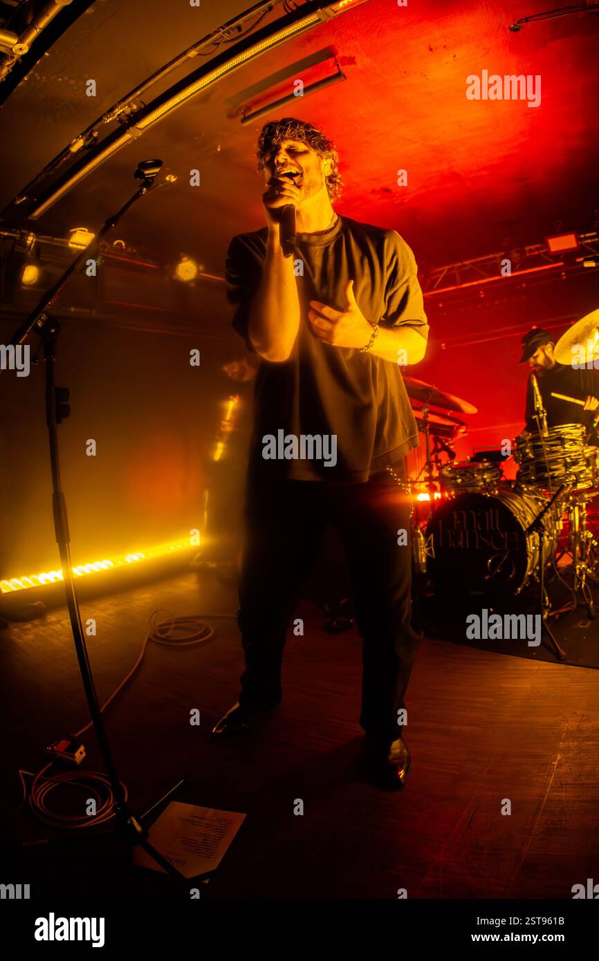 Milan Italy. 17th feb 2025. The American singer-songwriter MATT HANSEN ...