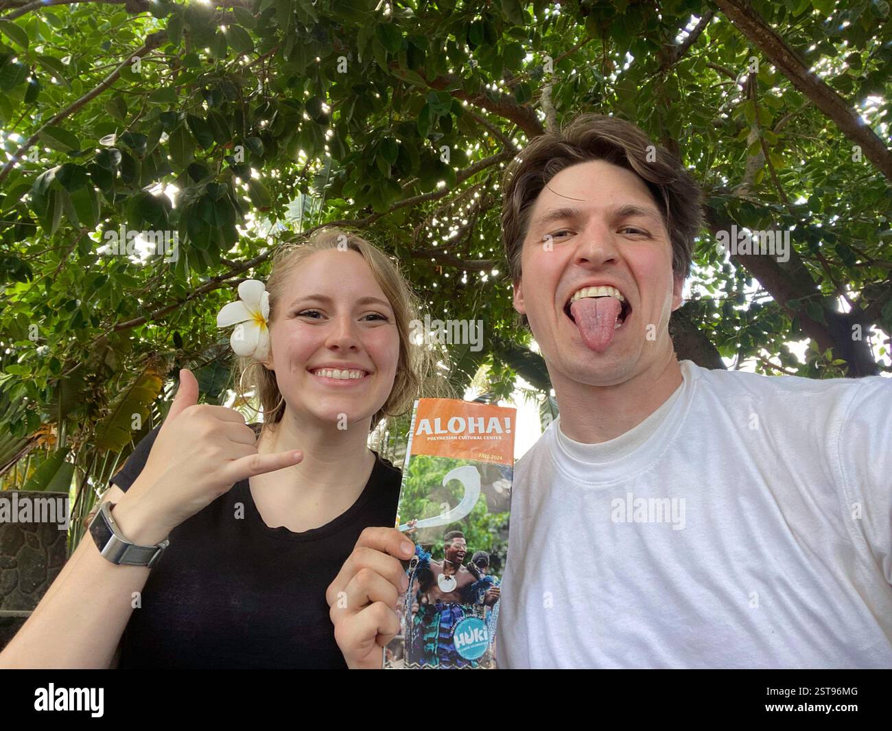 laie, hawaii - October 26th 2024: the Polynesian cultural center Stock ...