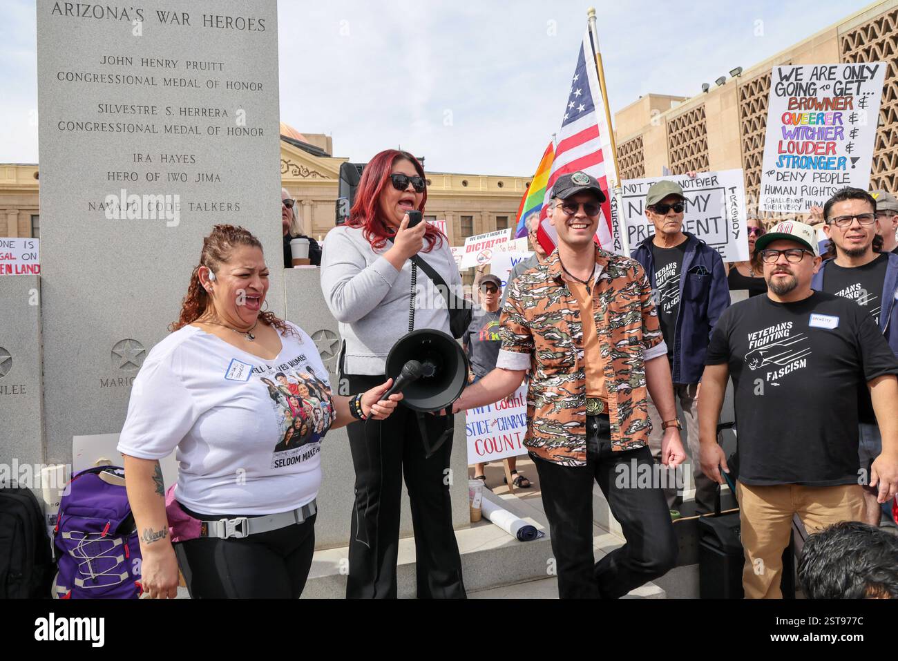 Phoenix, USA. 17th Feb, 2025. Former Arizona State Senator Anna ...