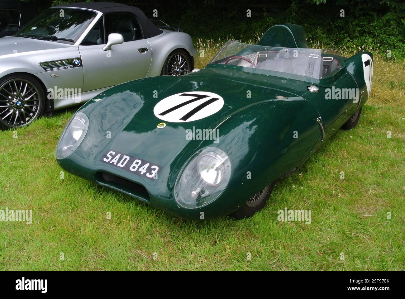 A 1956 Lotus Eleven (ex Mike Hawthorn) on display at the 49th Historic ...