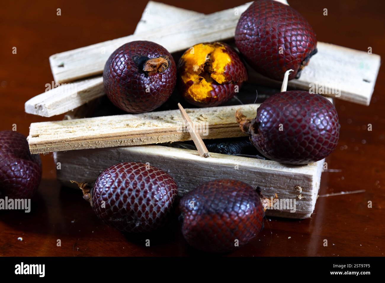 Traditional Brazilian buriti sweet in selective focus Stock Photo - Alamy