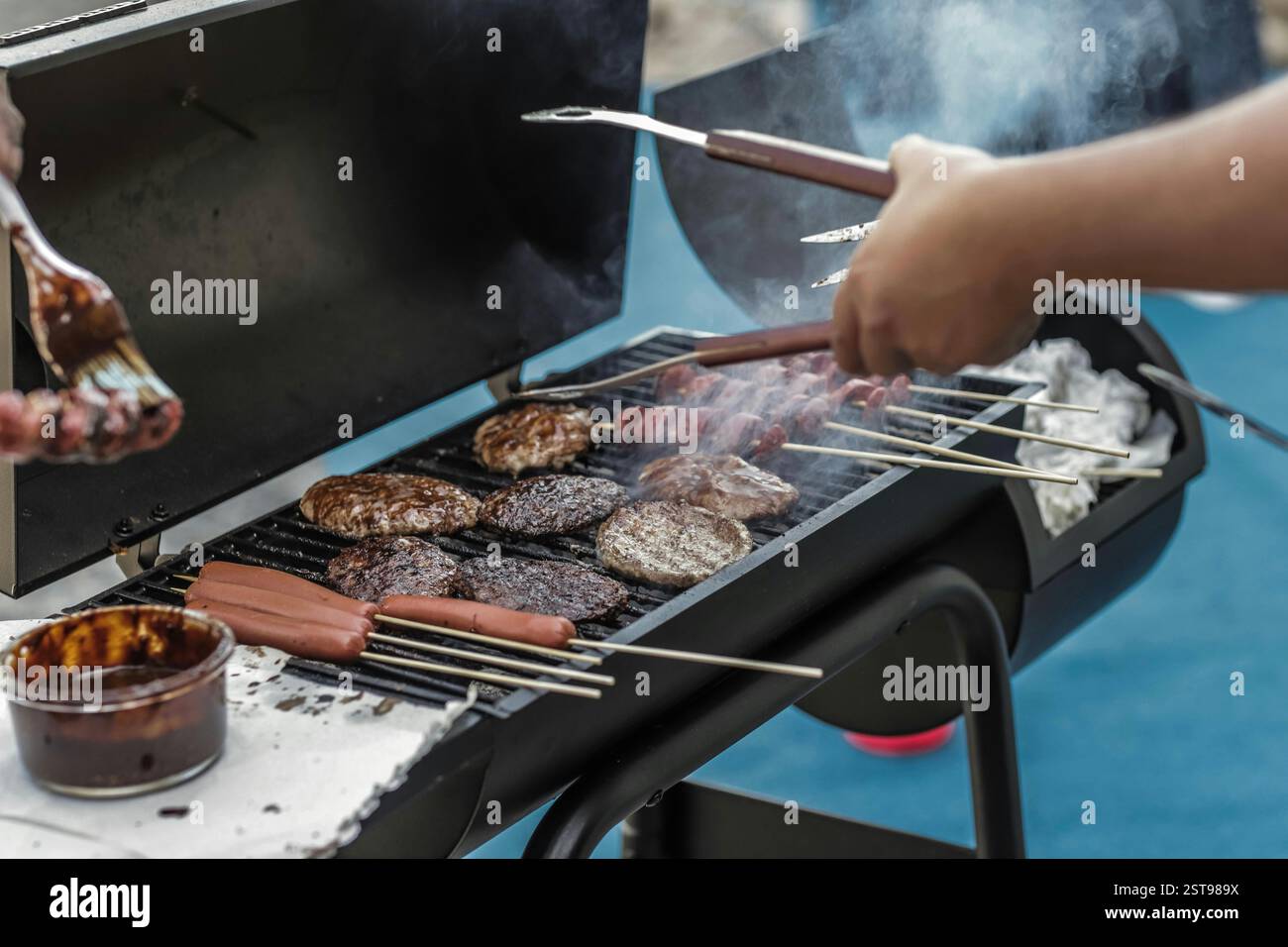 Delicious Brazilian barbecue grilled and ready to eat Stock Photo - Alamy