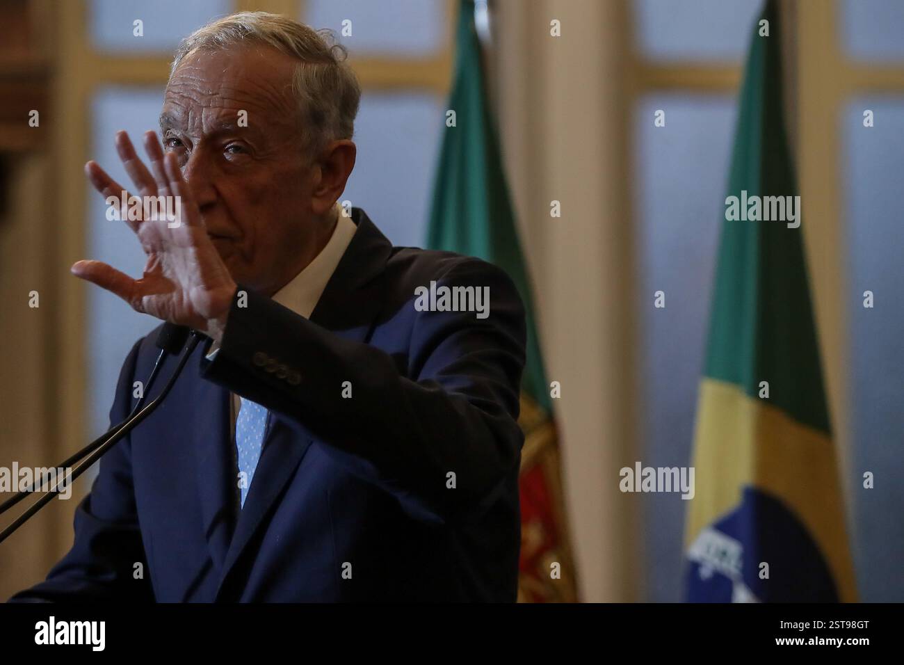 PE - RECIFE - 02/17/2025 - PRESIDENT OF PORTUGAL MARCELO RABELO DE ...