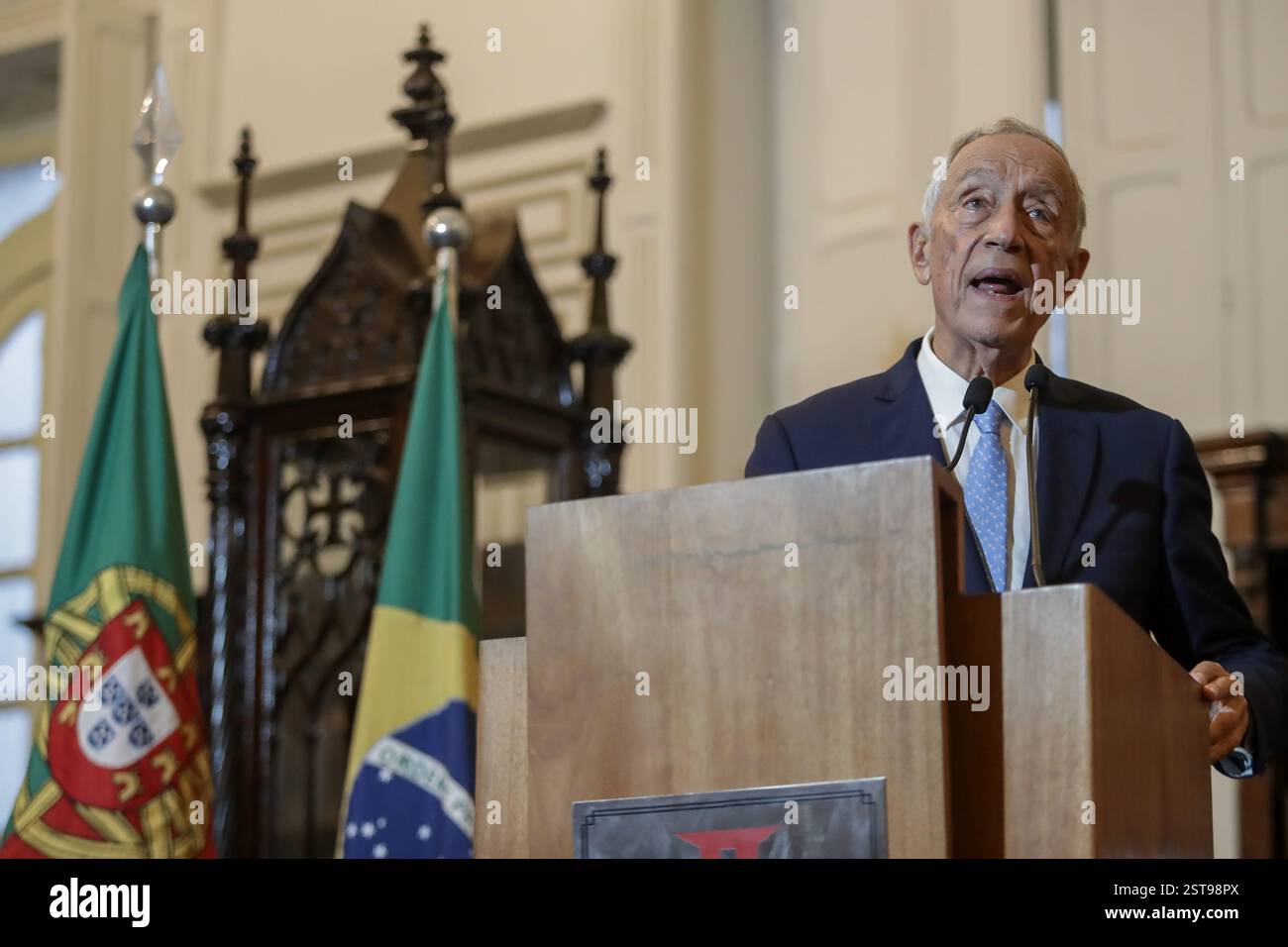 PE - RECIFE - 02/17/2025 - PRESIDENT OF PORTUGAL MARCELO RABELO DE ...