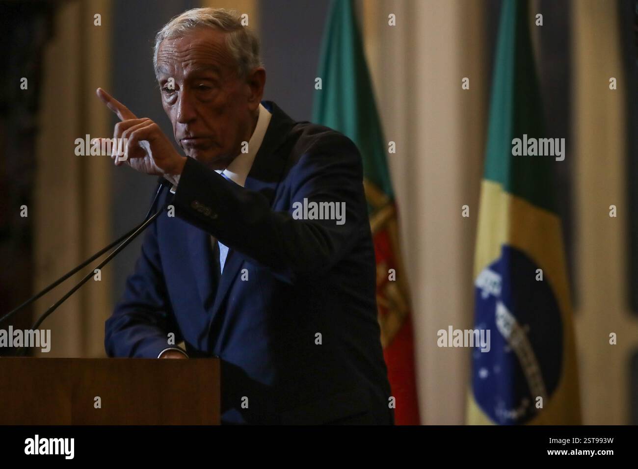 PE - RECIFE - 02/17/2025 - PRESIDENT OF PORTUGAL MARCELO RABELO DE ...