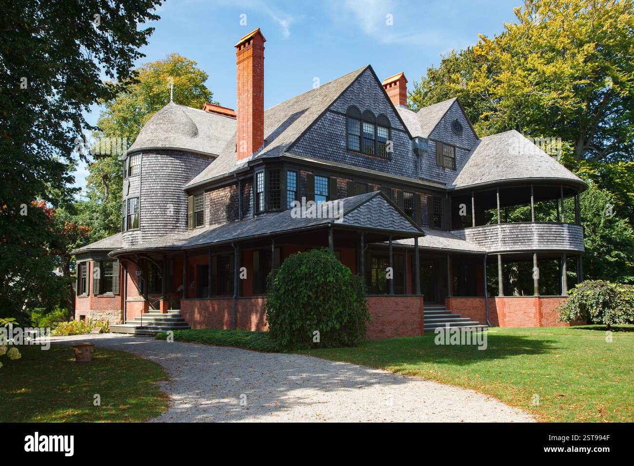 The Isaac Bell House historic house and National Historic Landmark at ...