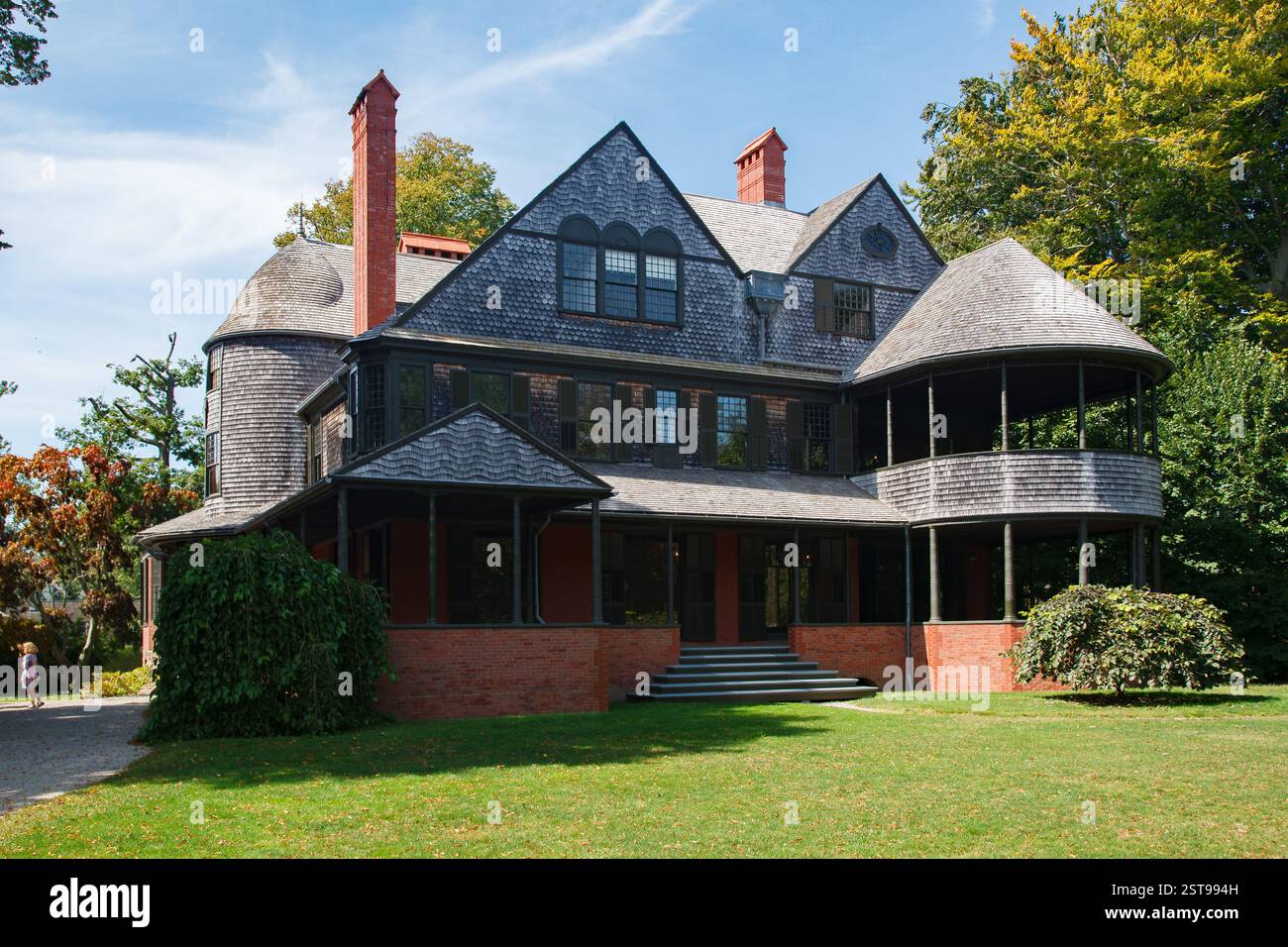 The Isaac Bell House historic house and National Historic Landmark at ...
