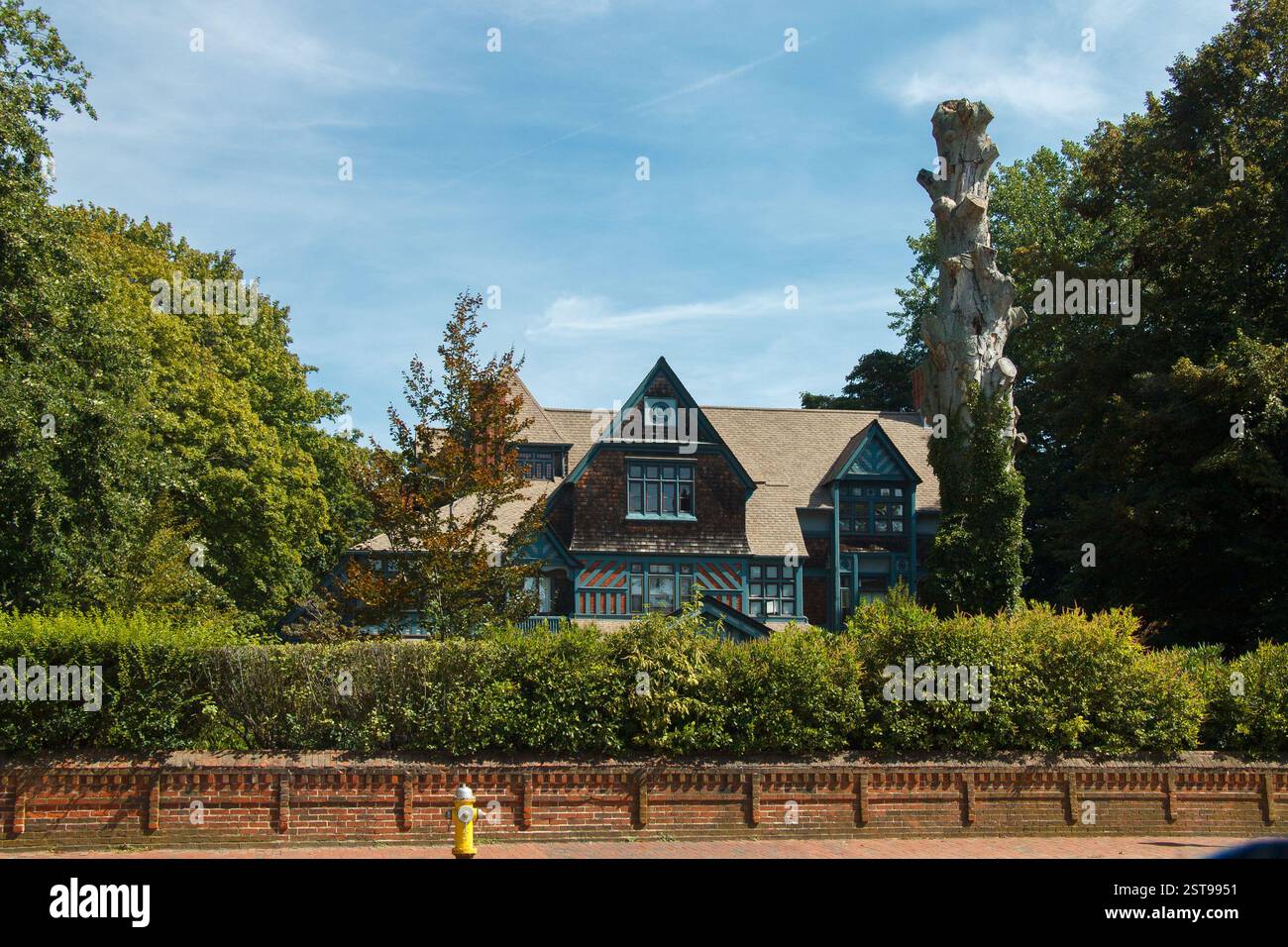 The Isaac Bell House historic house and National Historic Landmark at ...