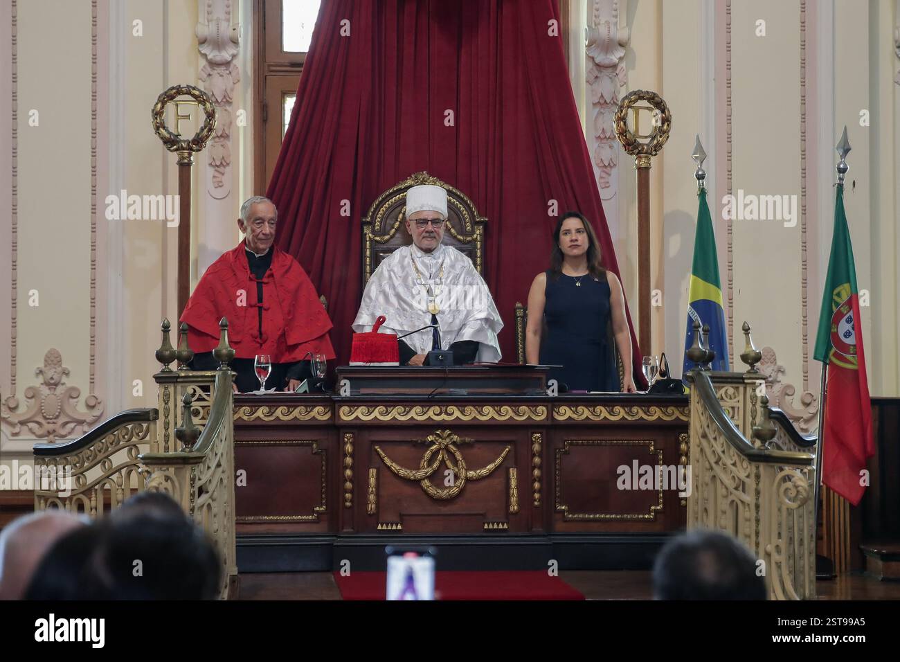 PE - RECIFE - 02/17/2025 - PRESIDENT OF PORTUGAL MARCELO RABELO DE ...
