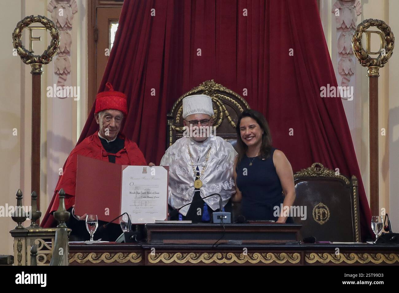 PE - RECIFE - 02/17/2025 - PRESIDENT OF PORTUGAL MARCELO RABELO DE ...
