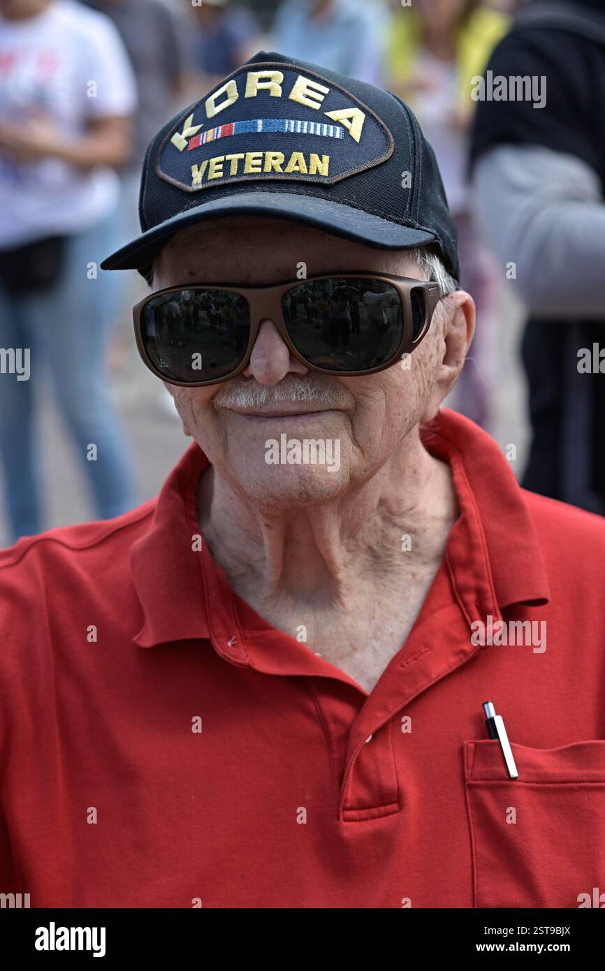 Ed Foreman, 100& disabled veteran, fought in Korea. He walked thru a ...