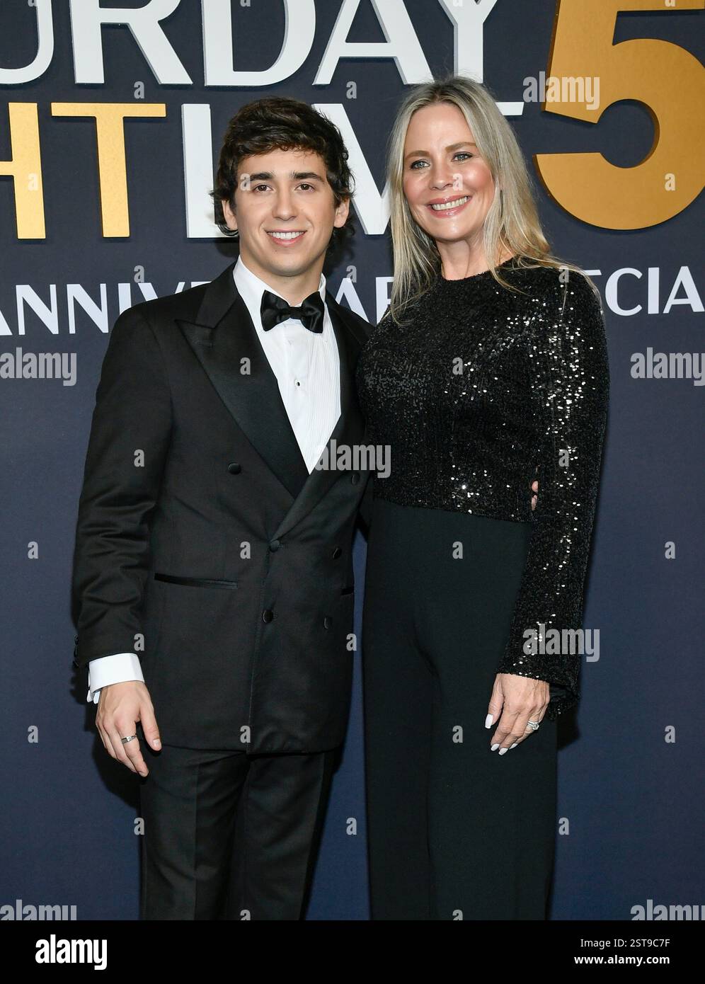 Marcello Hernandez, left, and mother Isabel attends the SNL50: The ...