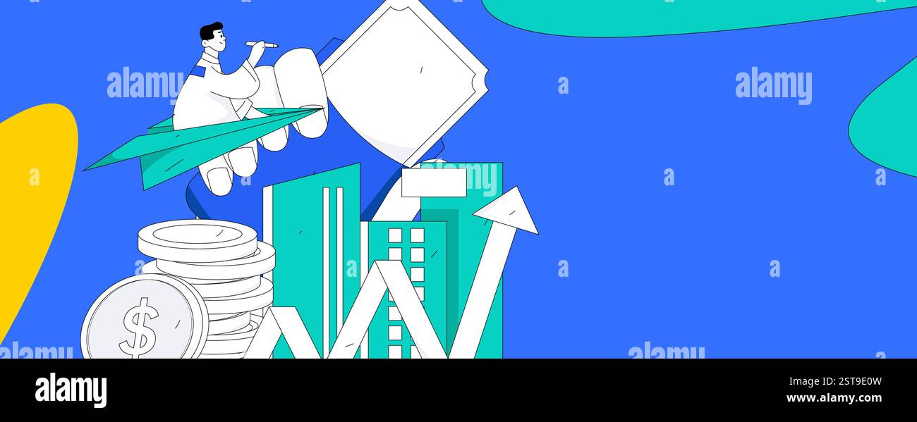 Home loan flat vector concept operation illustration Stock Vector Image ...