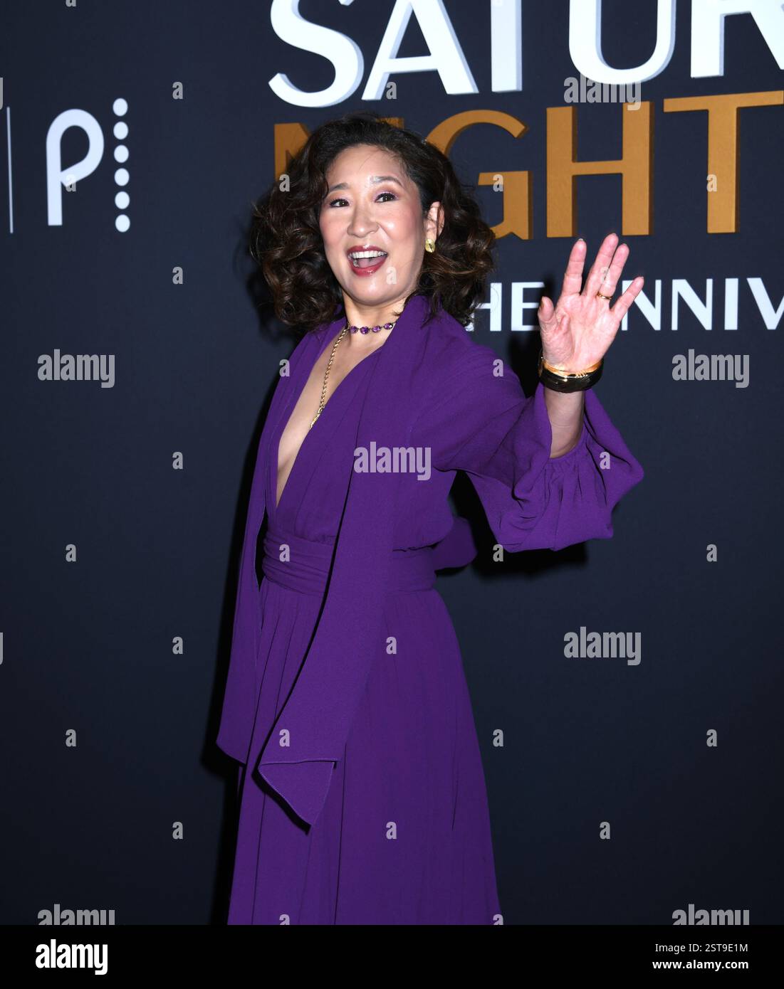 February 16, 2025, New York, New York, Unites States: Sandra Oh attends ...