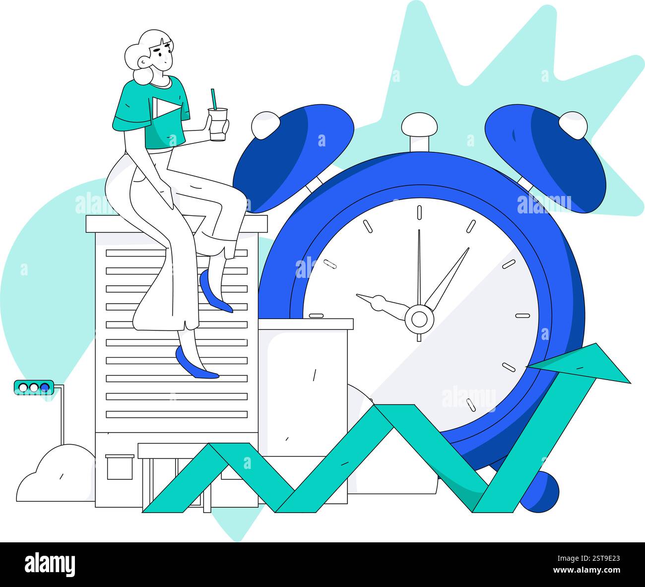 Home loan flat vector concept operation illustration Stock Vector Image ...