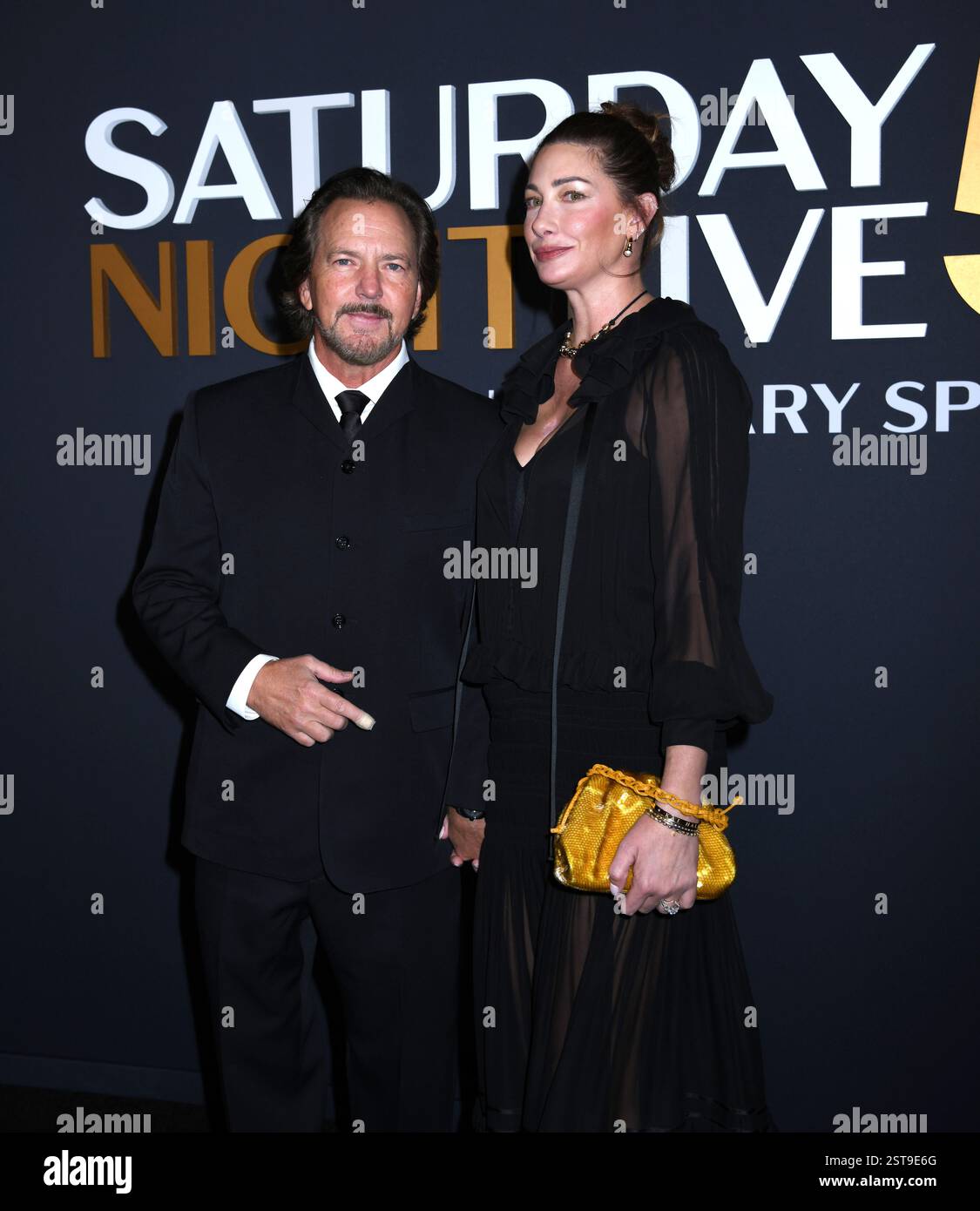 February 16, 2025, New York, New York, Unites States: Eddie Vedder and ...