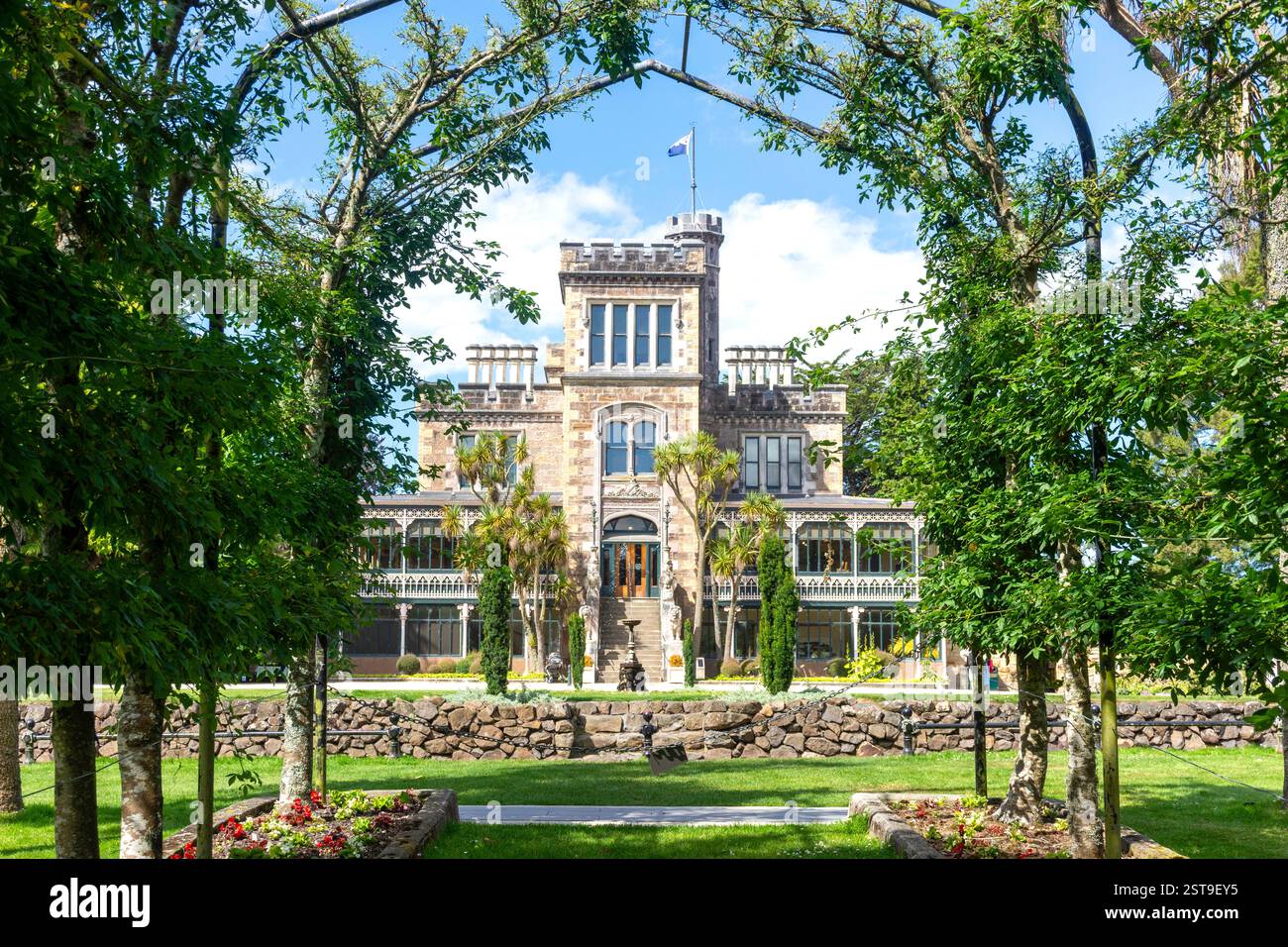 Larnachs castle 1871 camp road sandymount mock castles gothic re hi-res ...