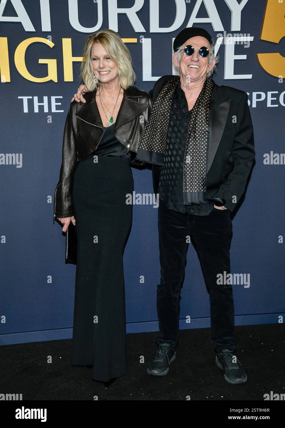 Patti Hansen, left, and Keith Richards attend the SNL50: The ...