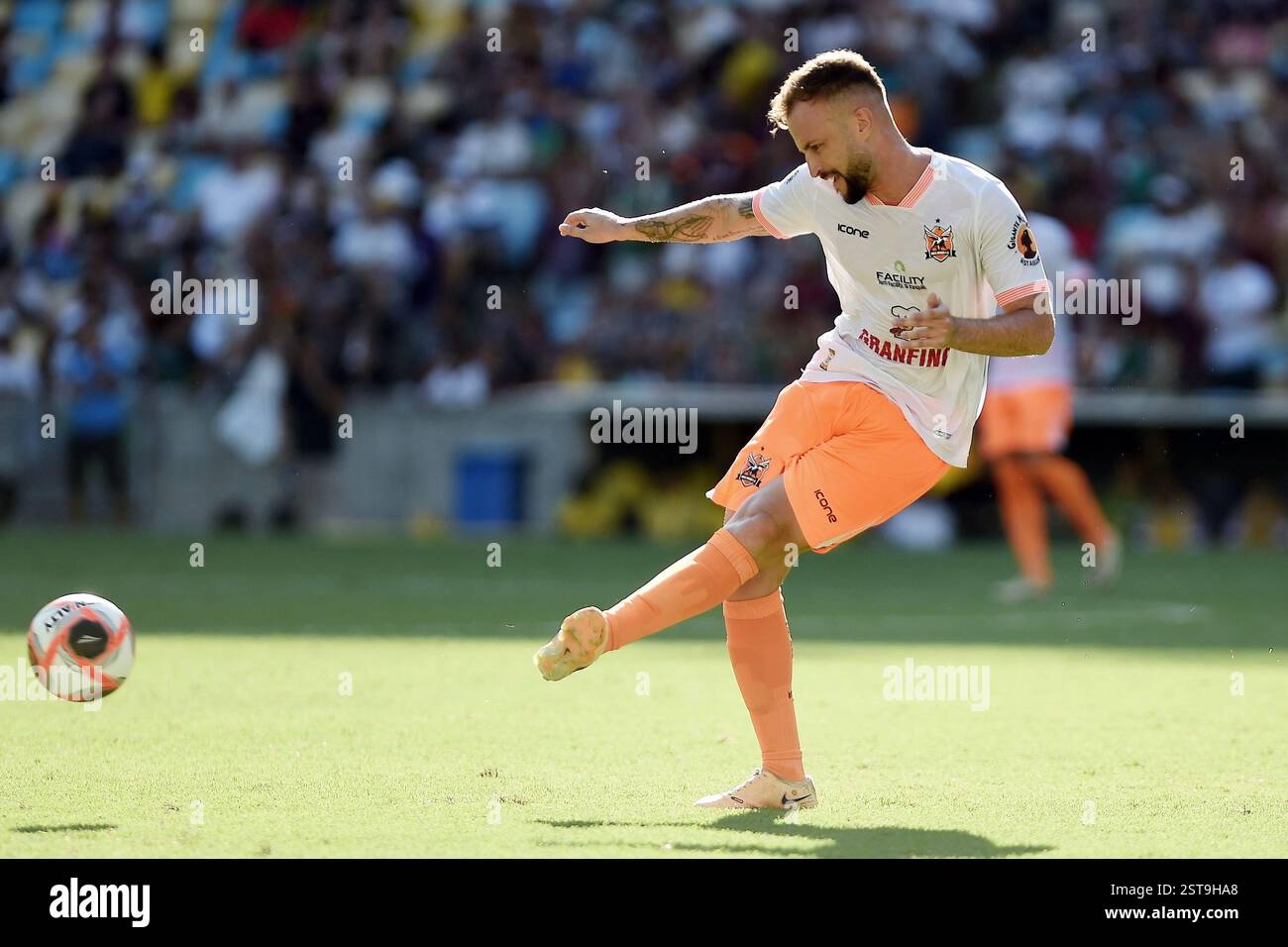 Rio de Janeiro, Brazil, February 16, 2025. Soccer player Sidney from ...