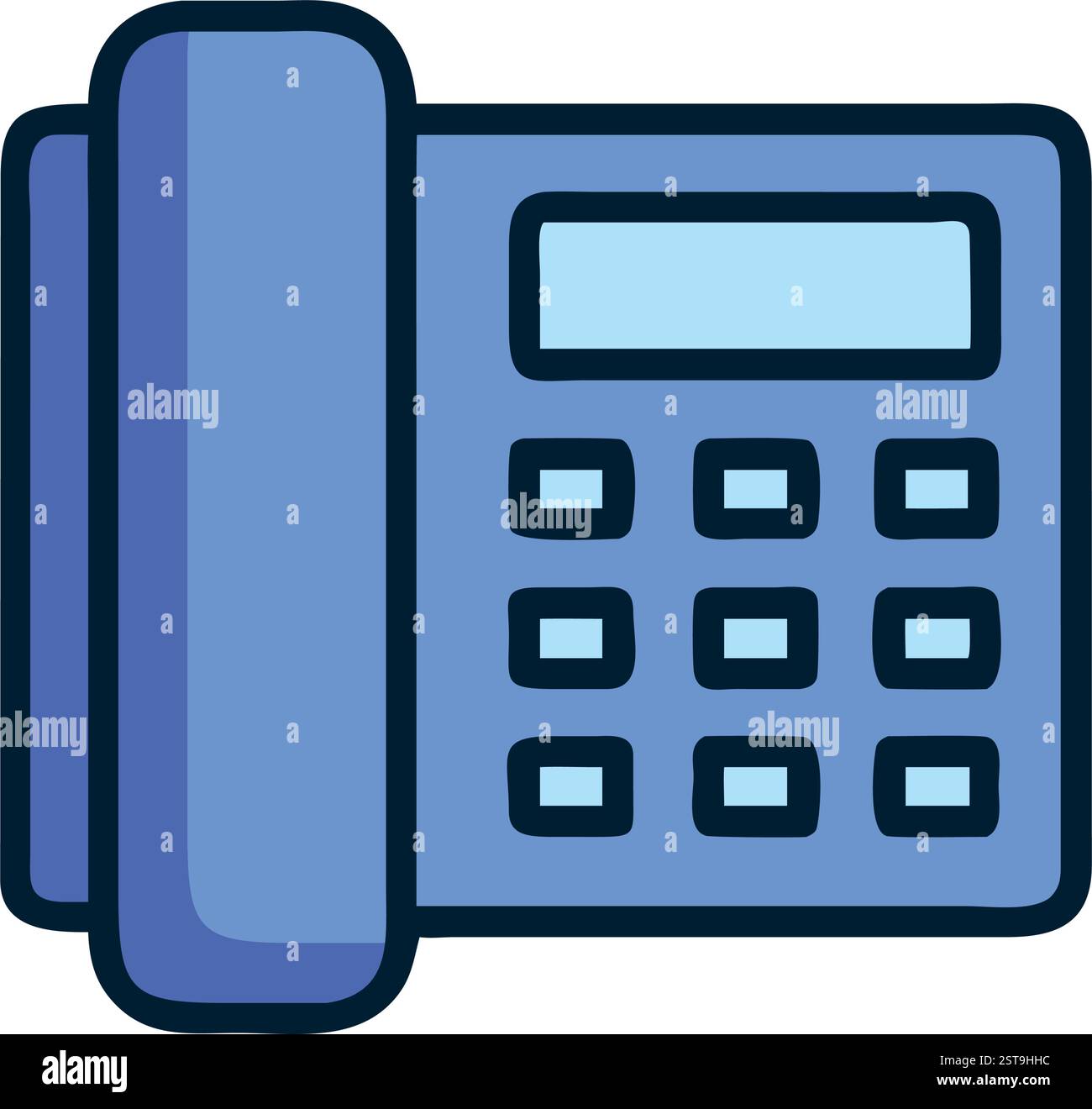 Telecomunication landline phone icon Stock Vector Image & Art - Alamy