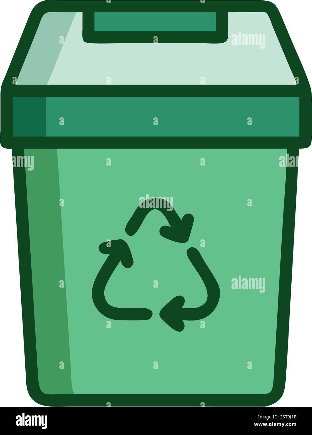 Eco waste recycling container icon Stock Vector Image & Art - Alamy