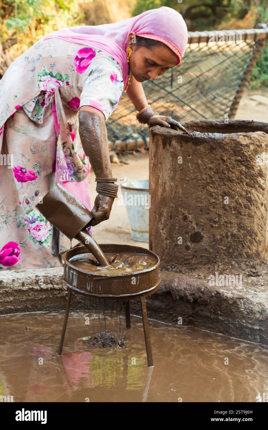 November 25, 2017. Asia, India, Gujarat,Dasada. Rabari, Mir tribes ...