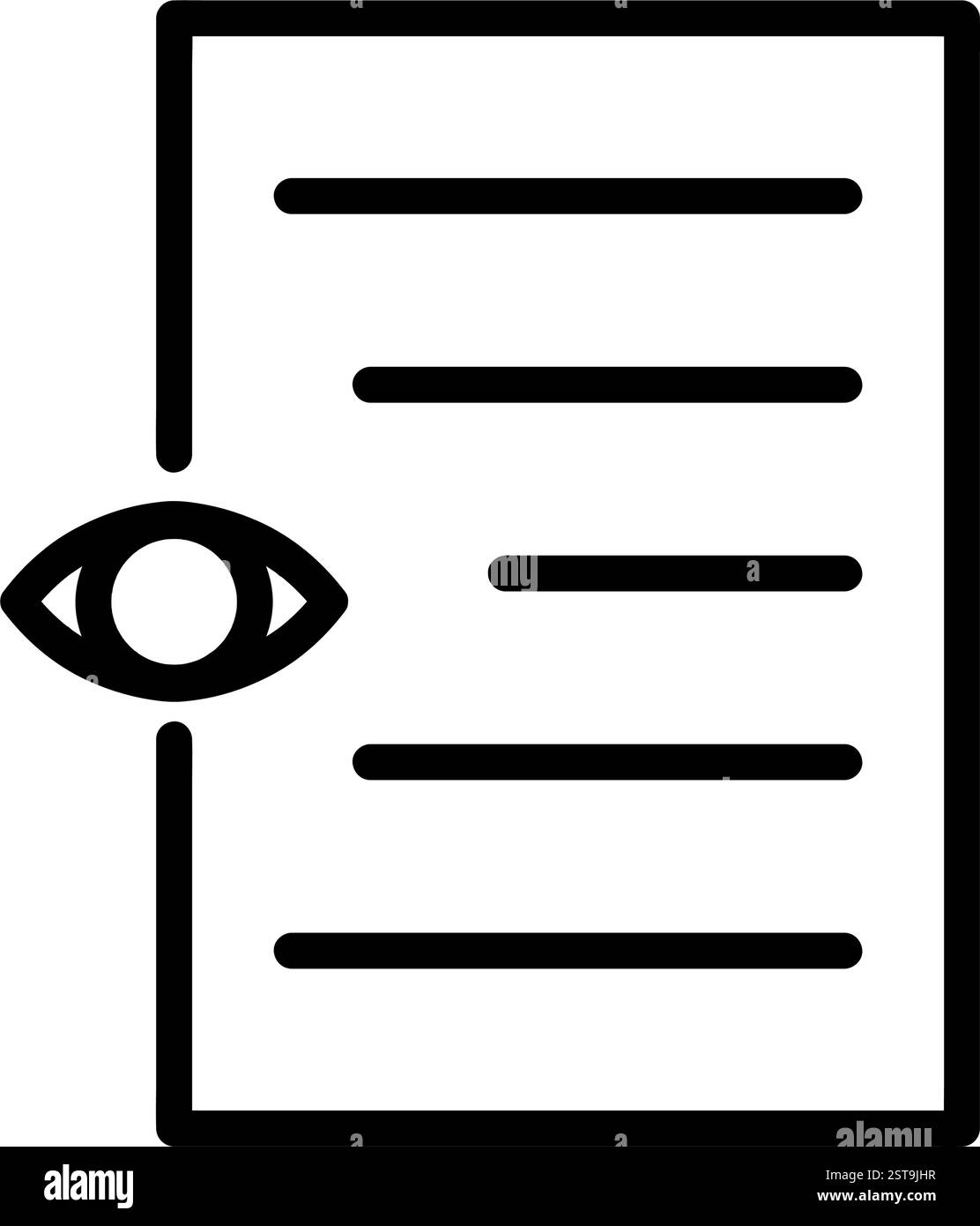 Eye doctor vision test chart icon Stock Vector Image & Art - Alamy