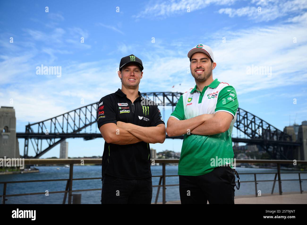 Sydney, Australia. 18th Feb, 2025. Cam Waters (left) and Thomas Randle ...