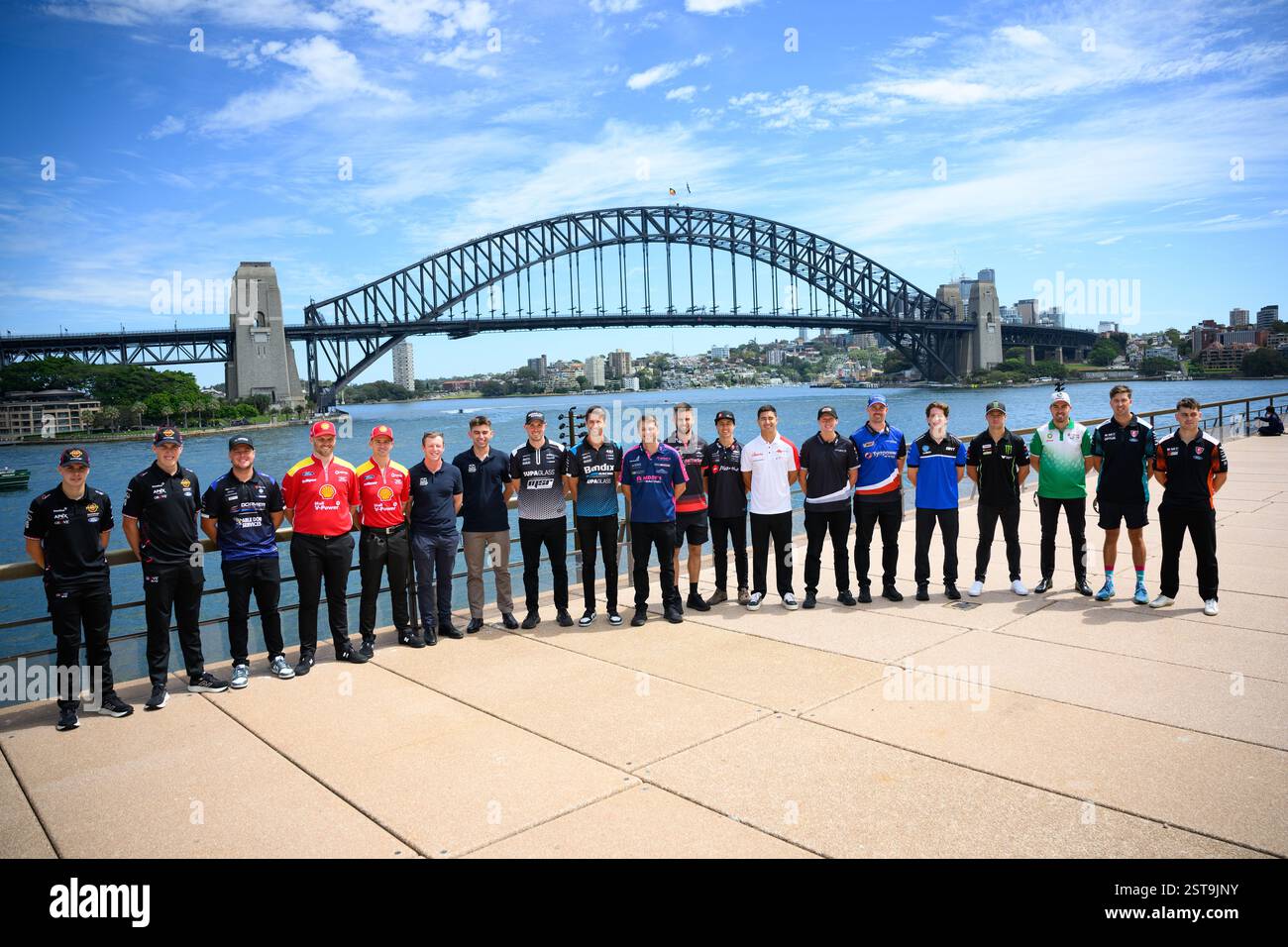 Sydney, Australia. 18th Feb, 2025. Drivers assemble for a photograph ...