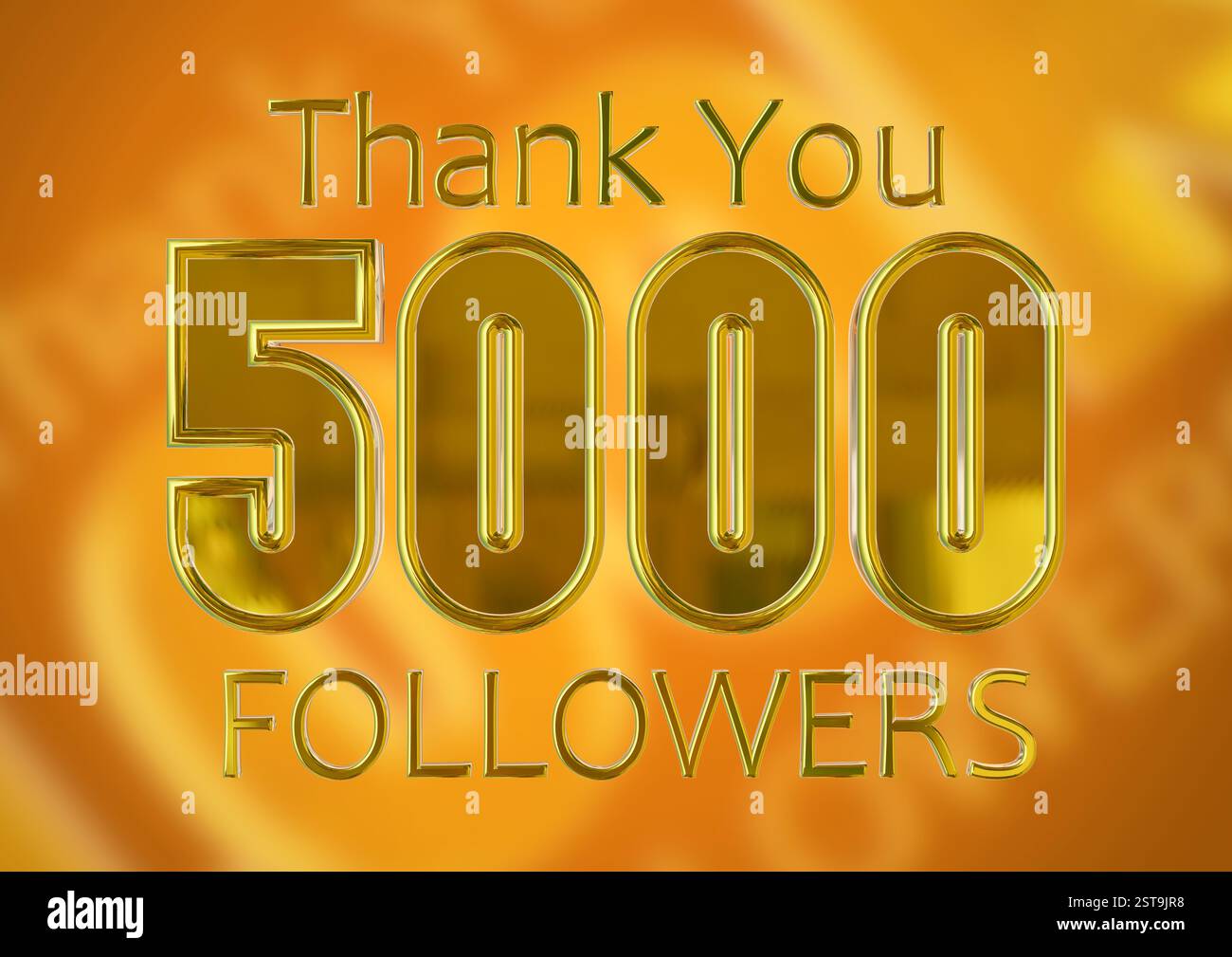 Thank five thousand followers hi-res stock photography and images - Alamy