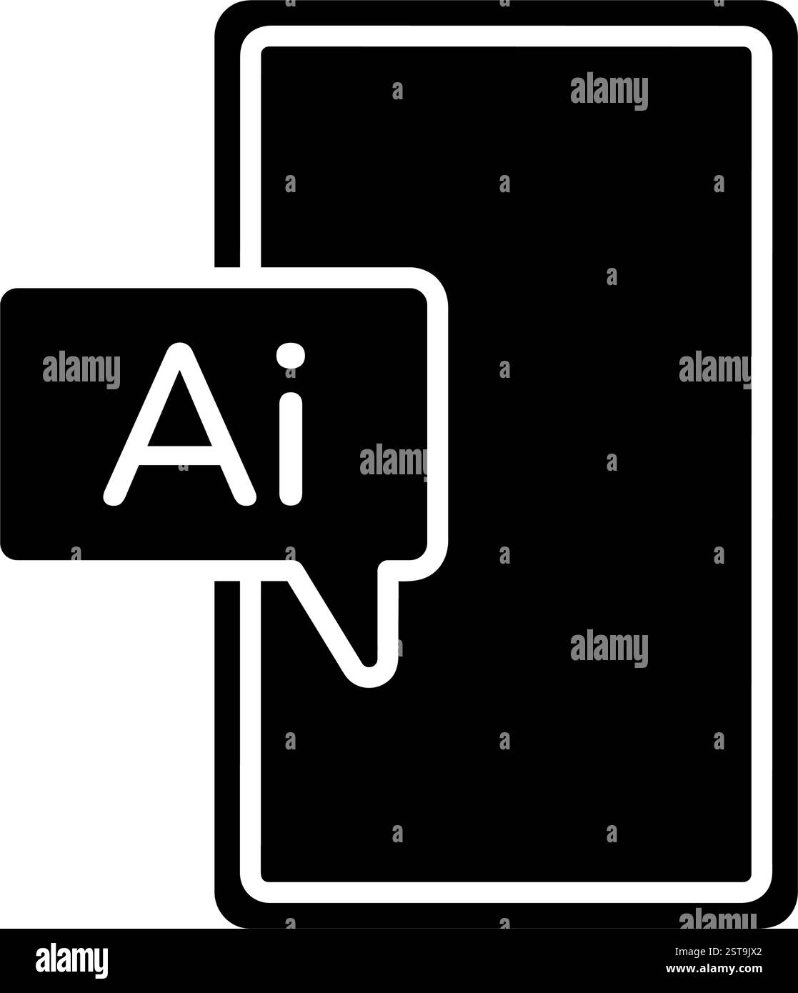 Generative AI device icon Stock Vector Image & Art - Alamy