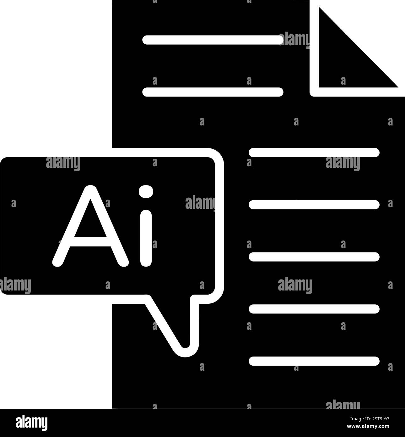 Generative AI report icon Stock Vector Image & Art - Alamy