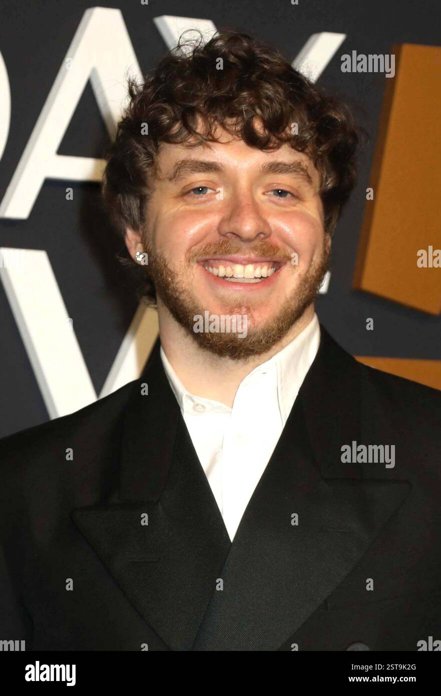 February 16, 2025, New York, New York, USA: Singer JACK HARLOW seen at ...