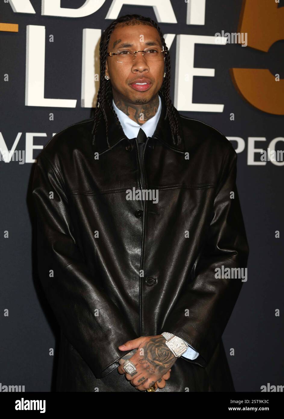 February 16, 2025, New York, New York, USA: Hip hop artist TYGA seen at ...