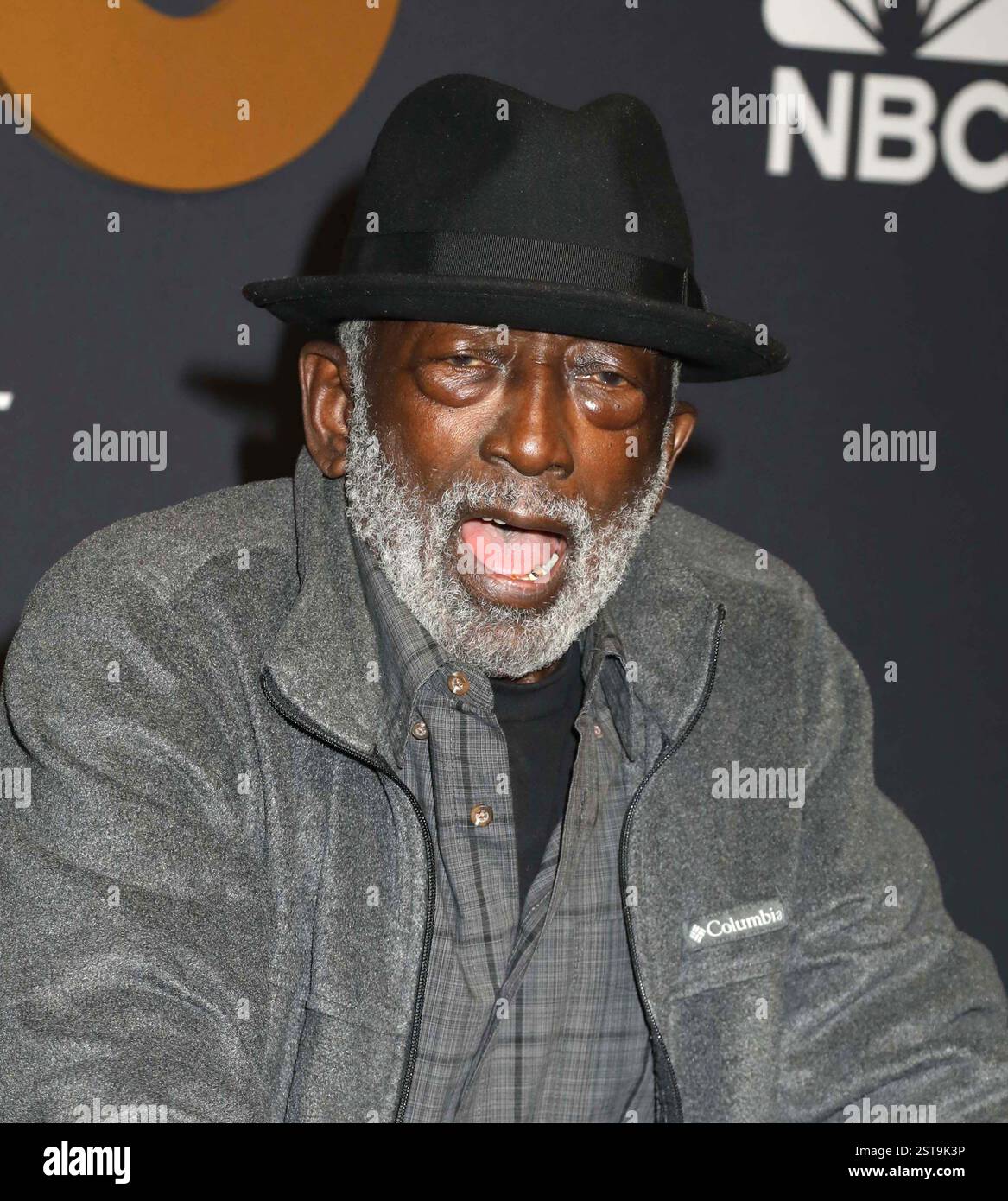February 16, 2025, New York, New York, USA: Actor GARRETT MORRIS seen ...
