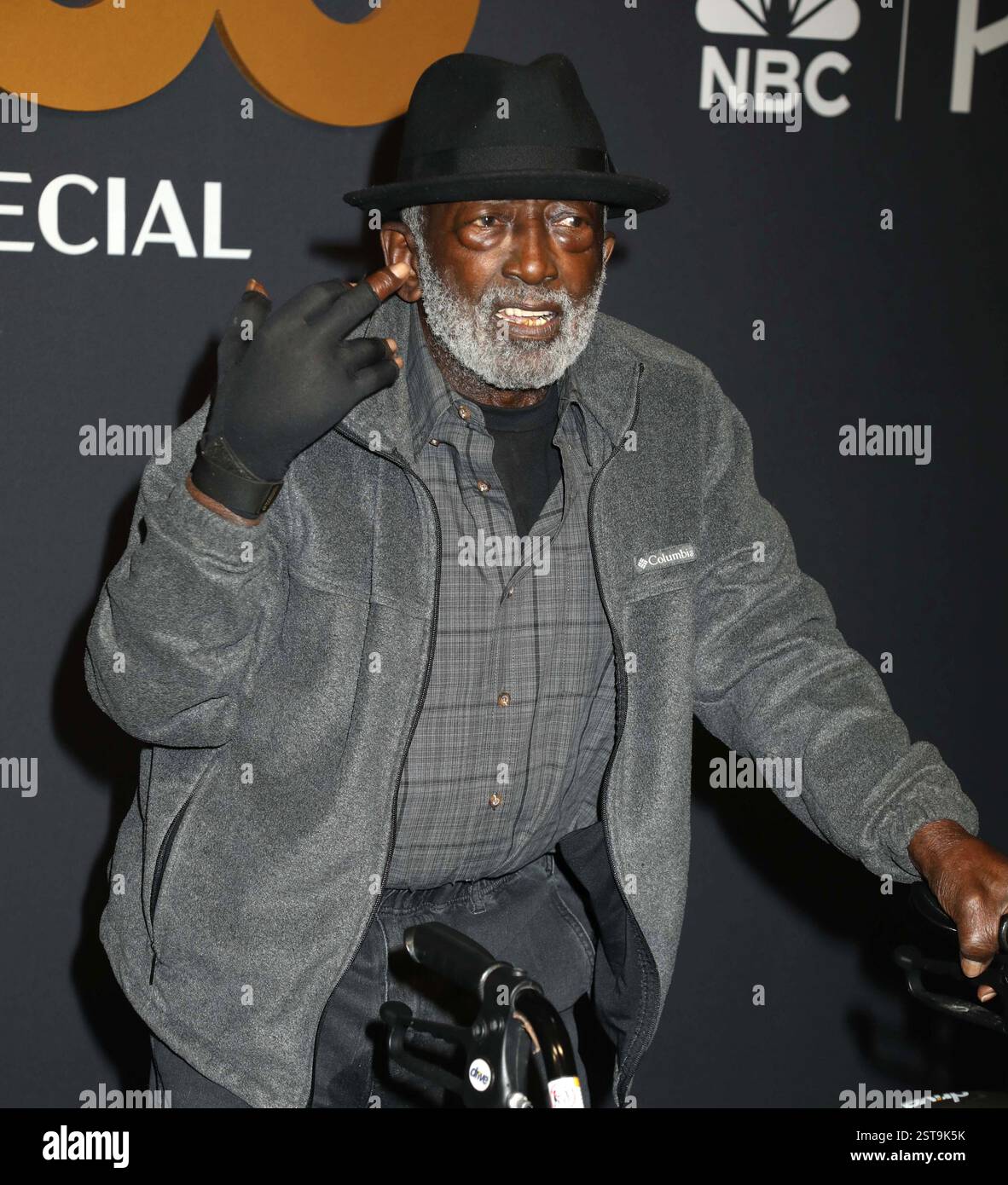 February 16, 2025, New York, New York, USA: Actor GARRETT MORRIS seen ...