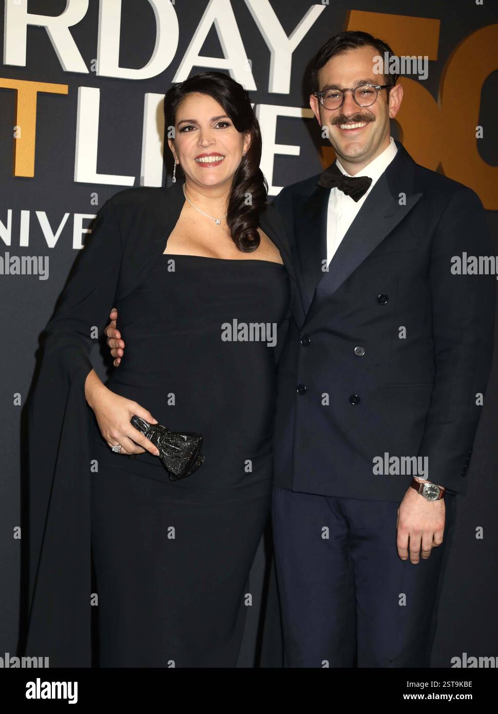 February 16, 2025, New York, New York, USA: Actor CECILY STRONG seen at the arrivals for SNL 50 ...