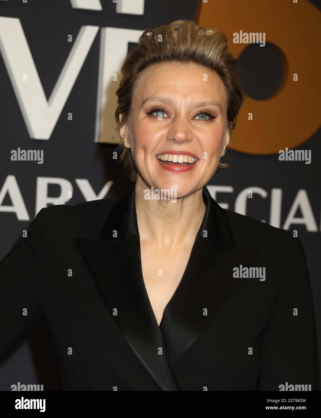 February 16, 2025, New York, New York, USA: Actor KATE MCKINNON seen at ...