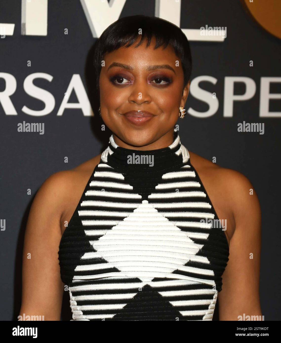 February 16, 2025, New York, New York, USA: Actor QUINTA BRUNSON seen ...