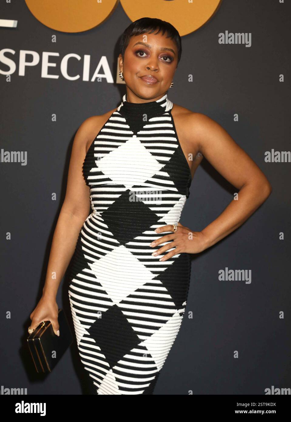 February 16, 2025, New York, New York, USA: Actor QUINTA BRUNSON seen ...