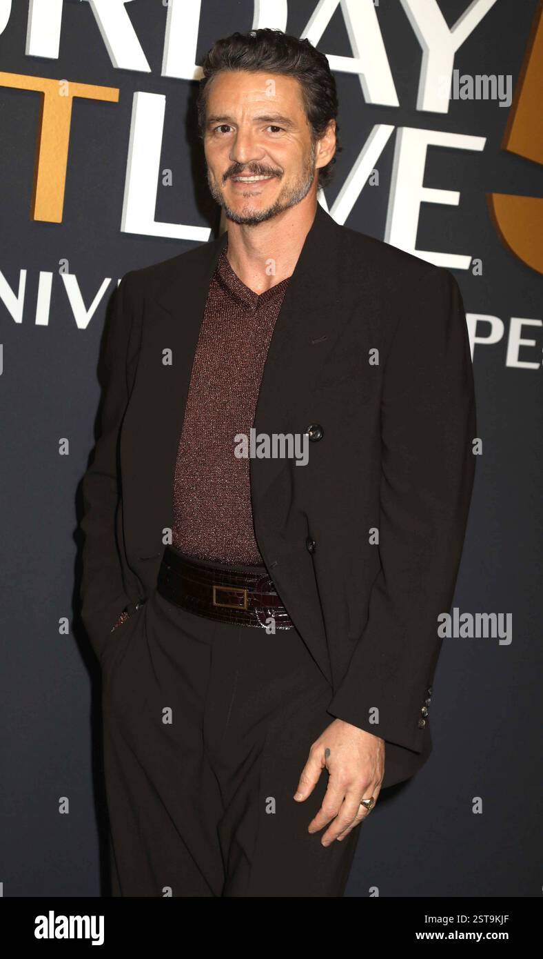 February 16, 2025, New York, New York, USA: Actor PEDRO PASCAL seen at ...