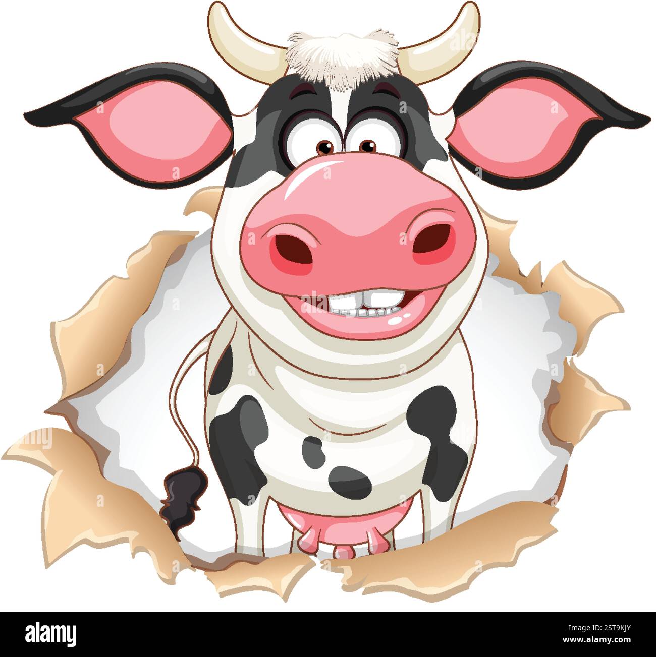 Cow nose hole Stock Vector Images - Alamy