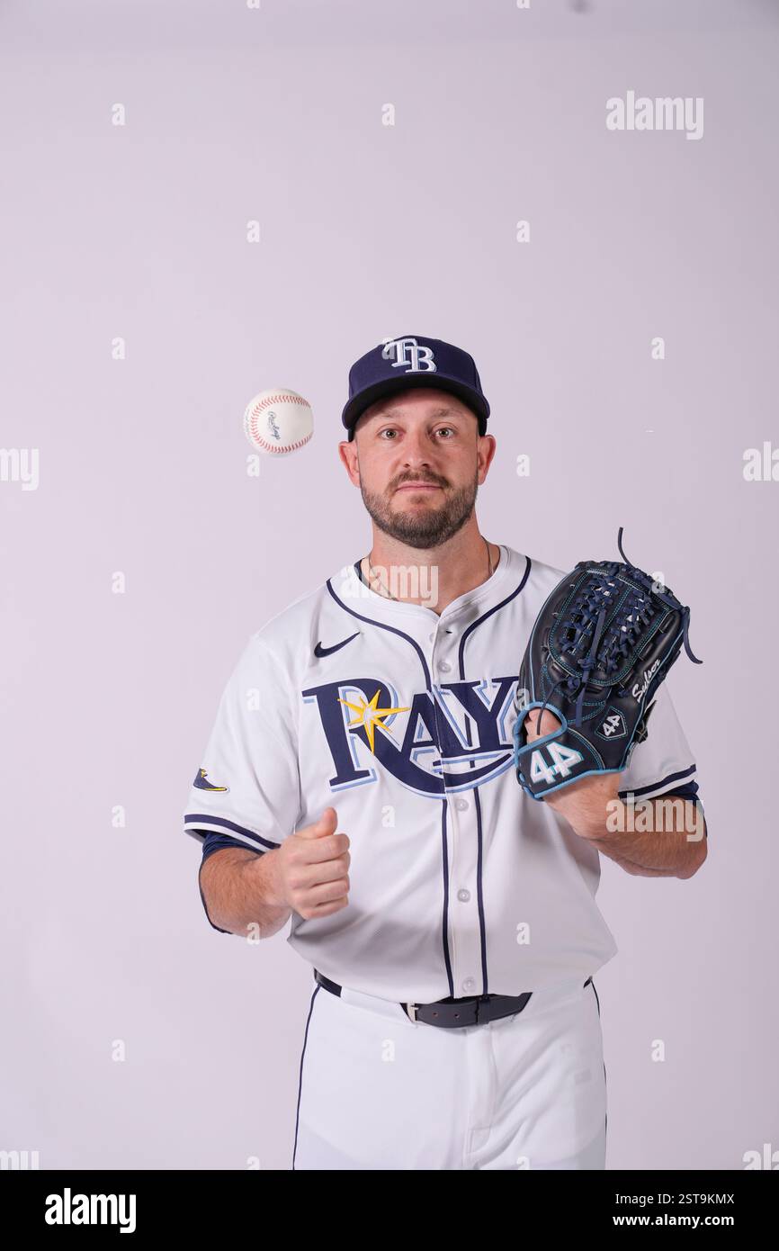 Tampa Bay Rays pitcher Cole Sulser poses for a portrait during photo ...