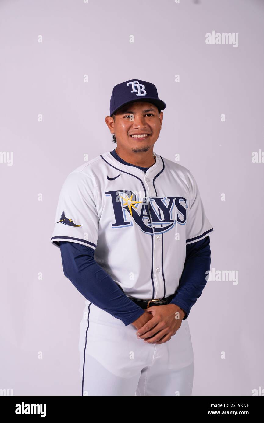 Tampa Bay Rays pitcher Manuel Rodríguez poses for a portrait during ...