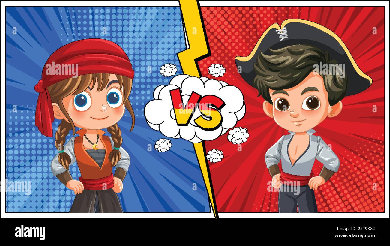 Whimsical pirate Stock Vector Images - Alamy